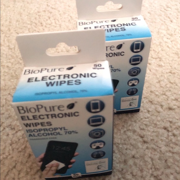 BioPure | Other | 2 Box Of 5 Biopure Electronic Cleaning Wipes | Poshmark
